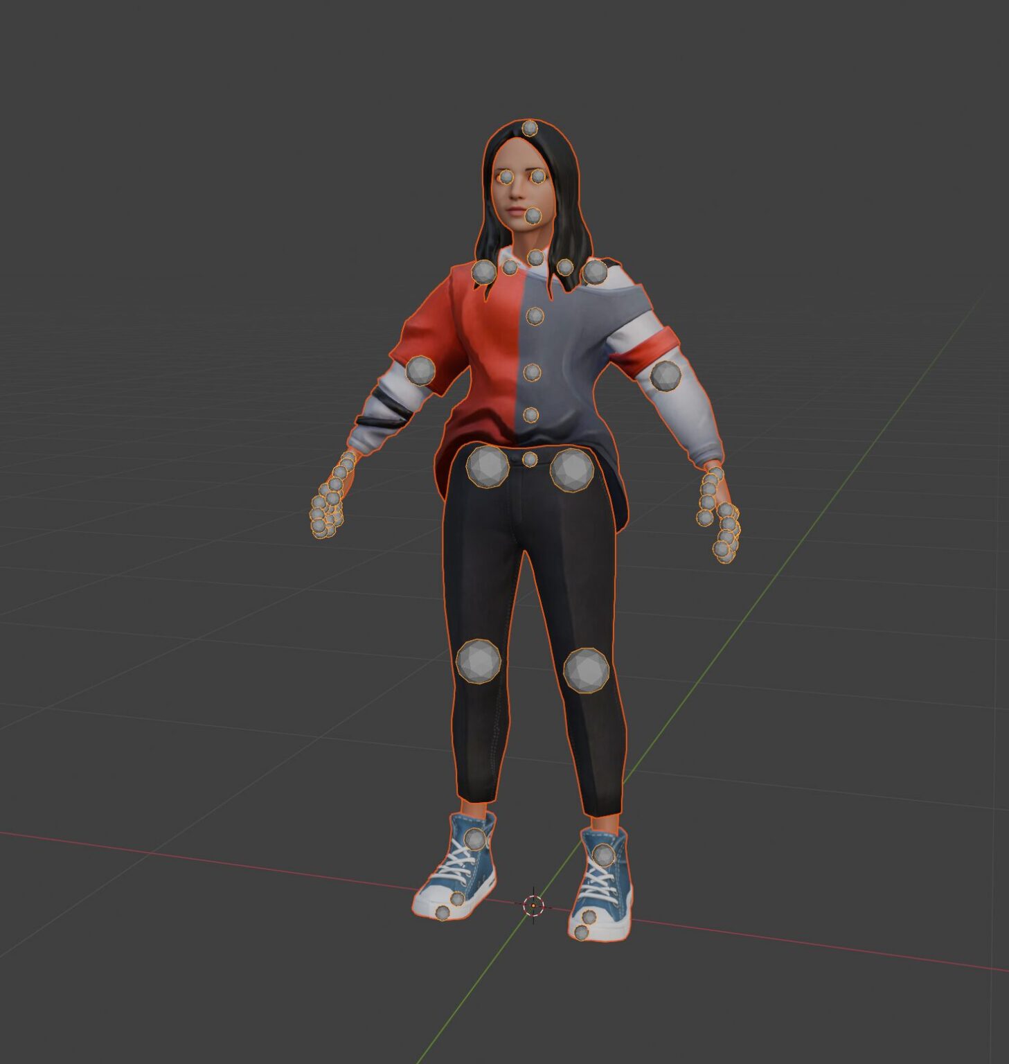 BlenderでGLBインポート時にボーンのカスタムシェイプがICO球になる問題とそれを八角形に戻す方法 | Blender-Box